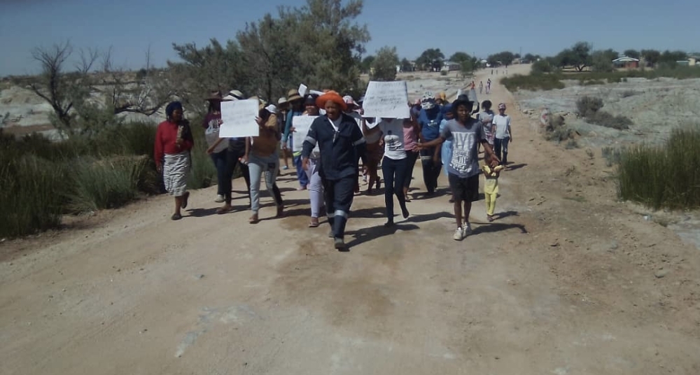 JUST IN: Peaceful demonstration in Warmbad - Namibian Sun